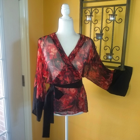 WD.NY | Tops | Wd Ny Silk Blouse | Poshmark